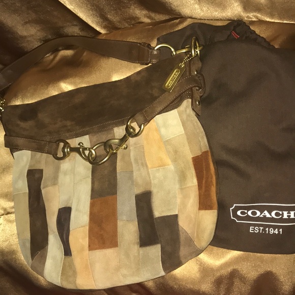 Coach | Bags | Coach Suede Leather Patchwork | Poshmark